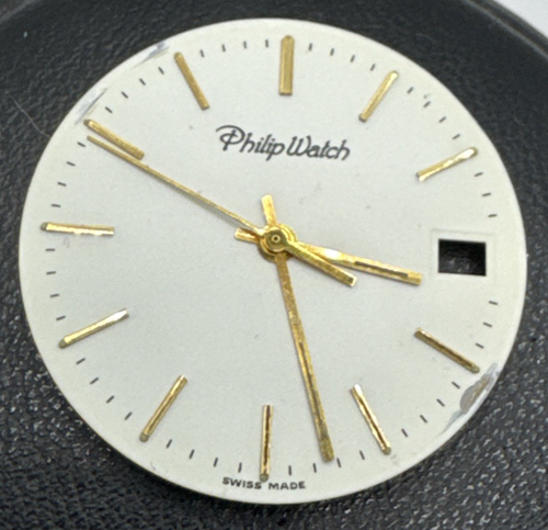 Philip watch eta 955.112 Dial White Diameter 27.5mm + Hands 120/70-0.20 ...