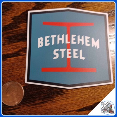 Bethlehem Steel laminated die-cut vinyl sticker | eBay