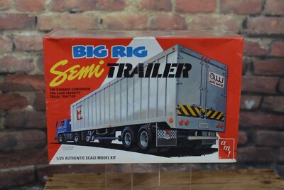 AMT 1164/06 Big Rig Semi Truck Trailer 1 25 Scale Model Kit w FAST ...