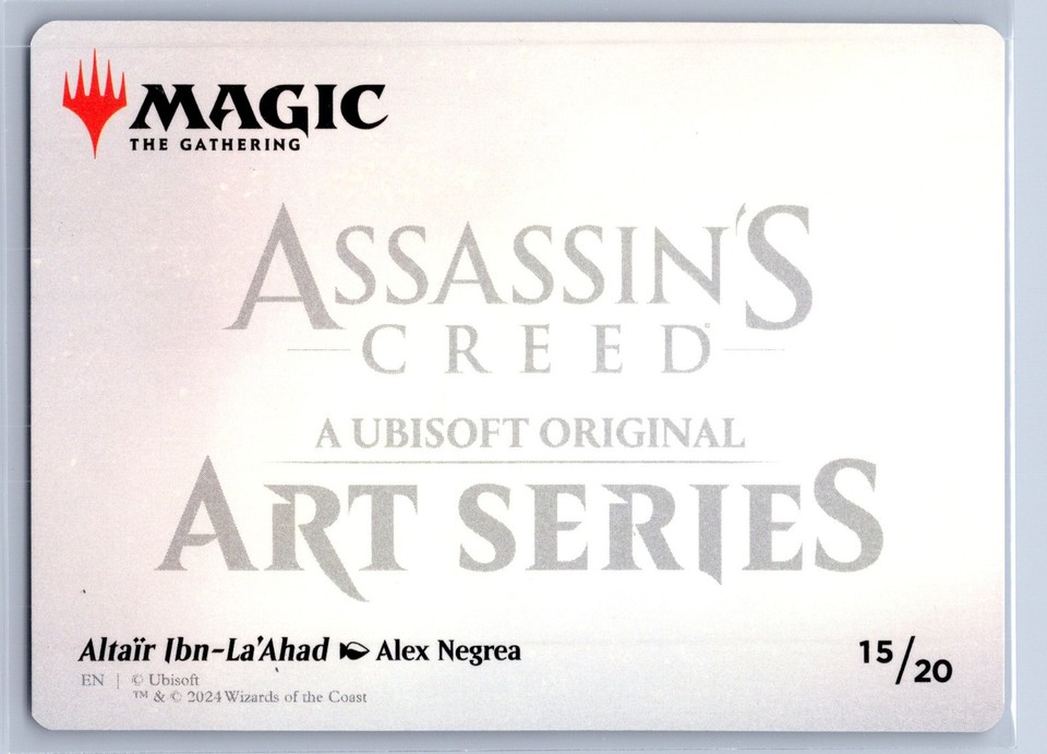 MTG NM Normal Altair Ibn-La'Ahad Art Card 15 S Art Series: Universes ...