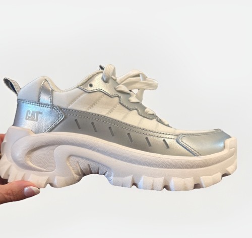 Caterpillar Cat Intruder Tech Revive Eng Comf Silver Trainers Sneakers ...