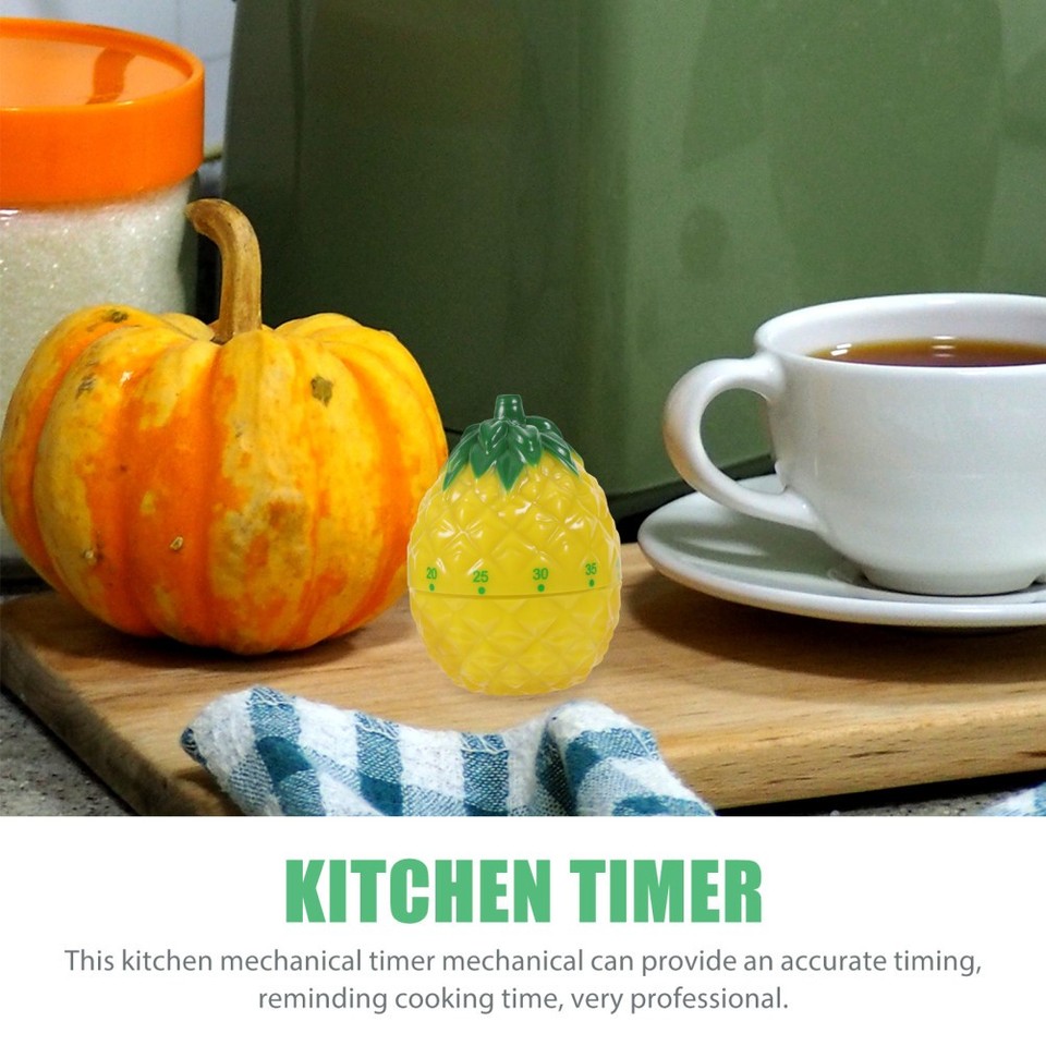 Mechanical Manual Timer Stainless Steel Fruit Kitchen Cute Cooking | eBay Australia