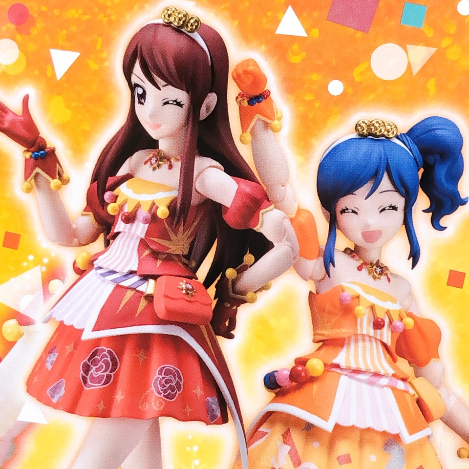 S.H.Figuarts Aikatsu Aoi Kiriya & Ran Shibuki Soleil ver Set Figure ...