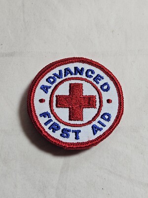 Vintage AMERICAN RED CROSS Advanced First Aid Patch - NEW | eBay