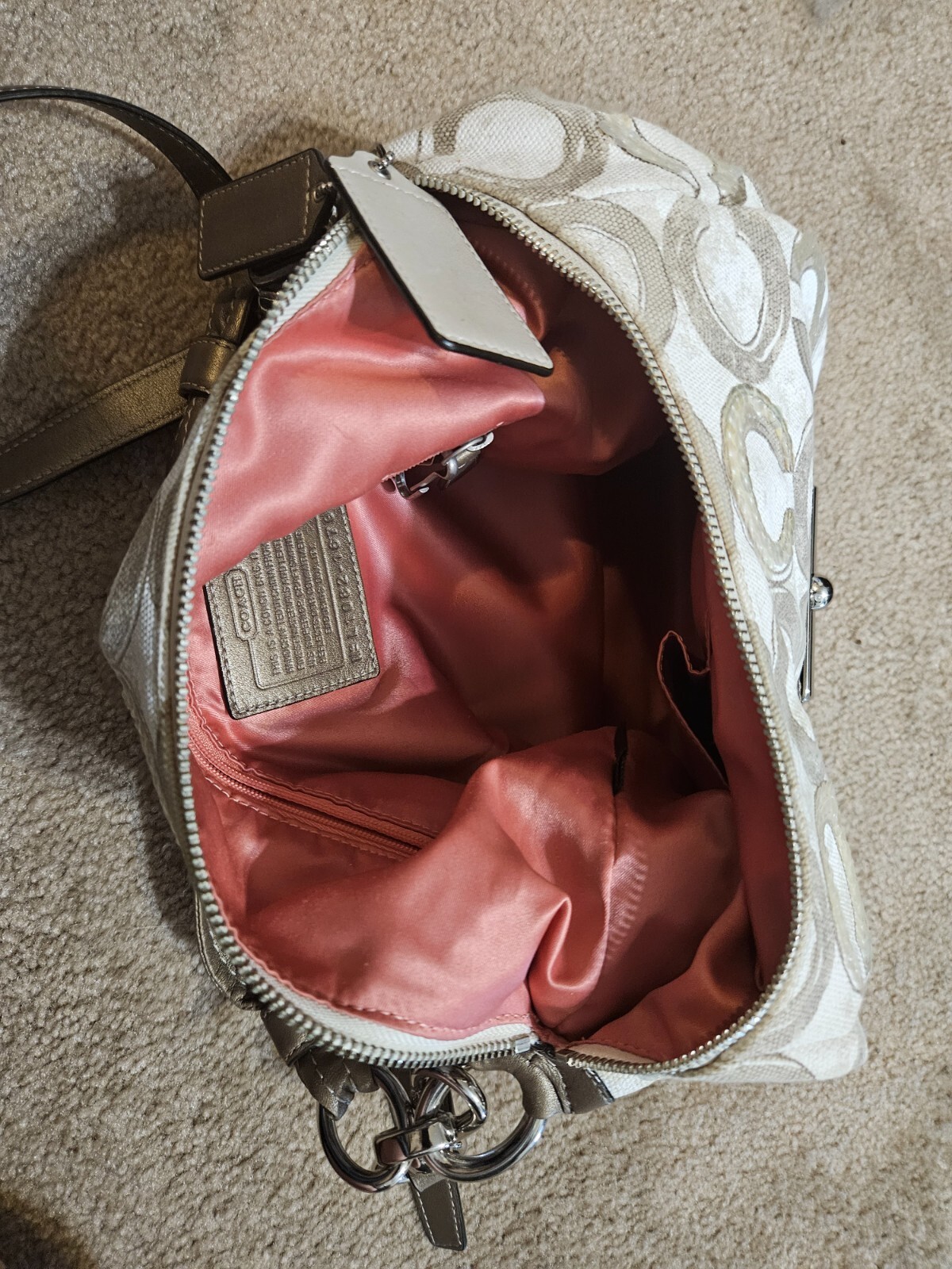 Coach L1082-16791 Kristin Sequin Op Art Hobo Shoulder… - Gem