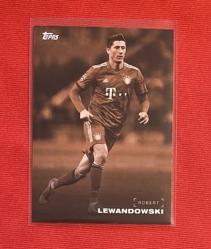 2019 Topps On Demand UCL Black & White - Sepia #9A Robert Lewandowski ...
