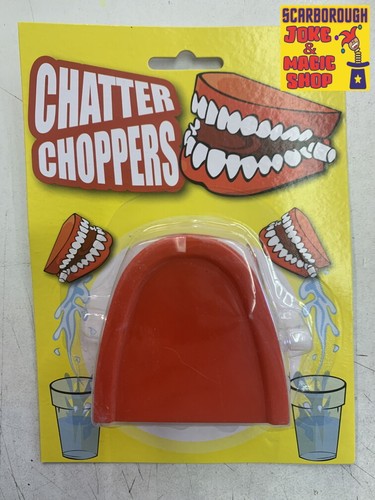 Chatter Choppers Chattering Teeth ~ Wind Up Clockwork ~ Classic Joke ...