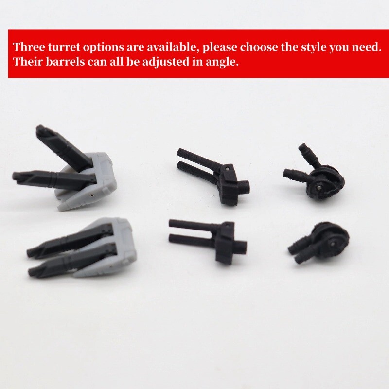 3D DIY Turret Upgrade Kit For SIEGE SS Kingdom Legacy 5mm Plug ...