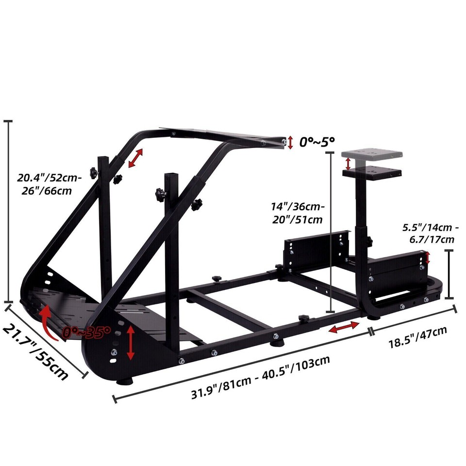 Used-Racing Simulator Cockpit Steering Wheel Mount For Logitech G29 ...