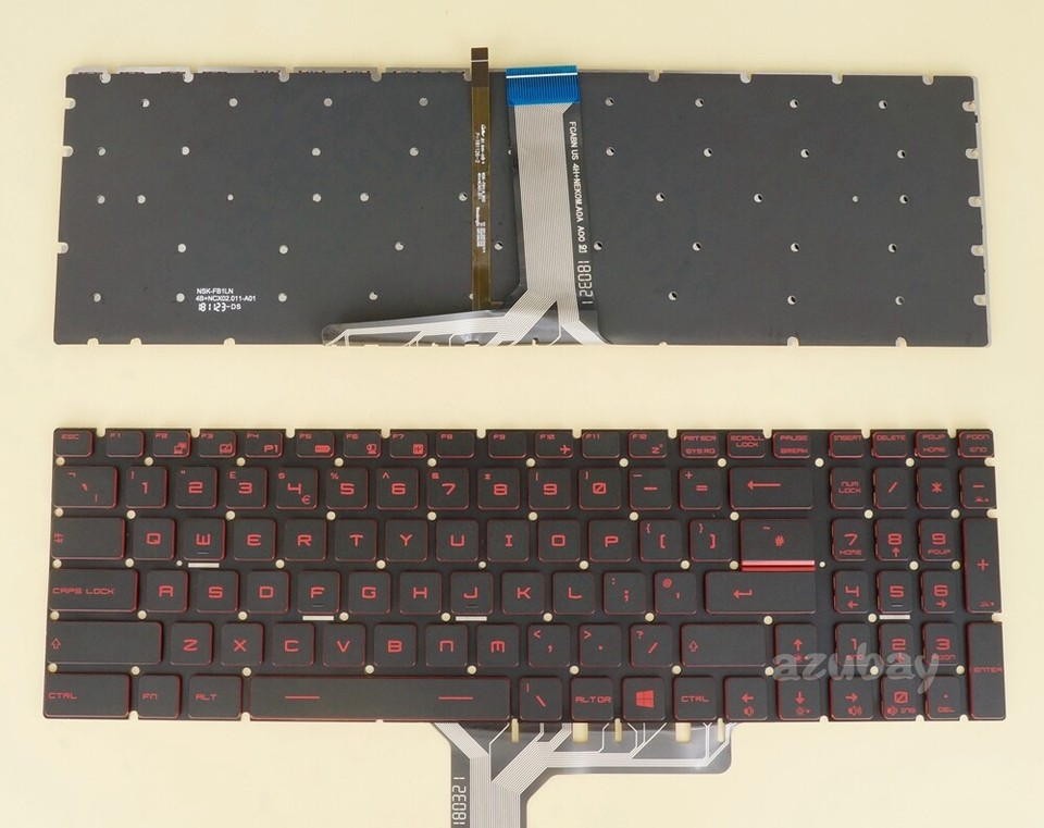 Keyboard For MSI MS-16JB MS-16JD MS-16JE MS-16JF MS-16P6 MS-16U1 MS ...