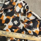 Hot Cotton Linen Jacket Top Shacket Womens Small Drawstring Hem Full ...