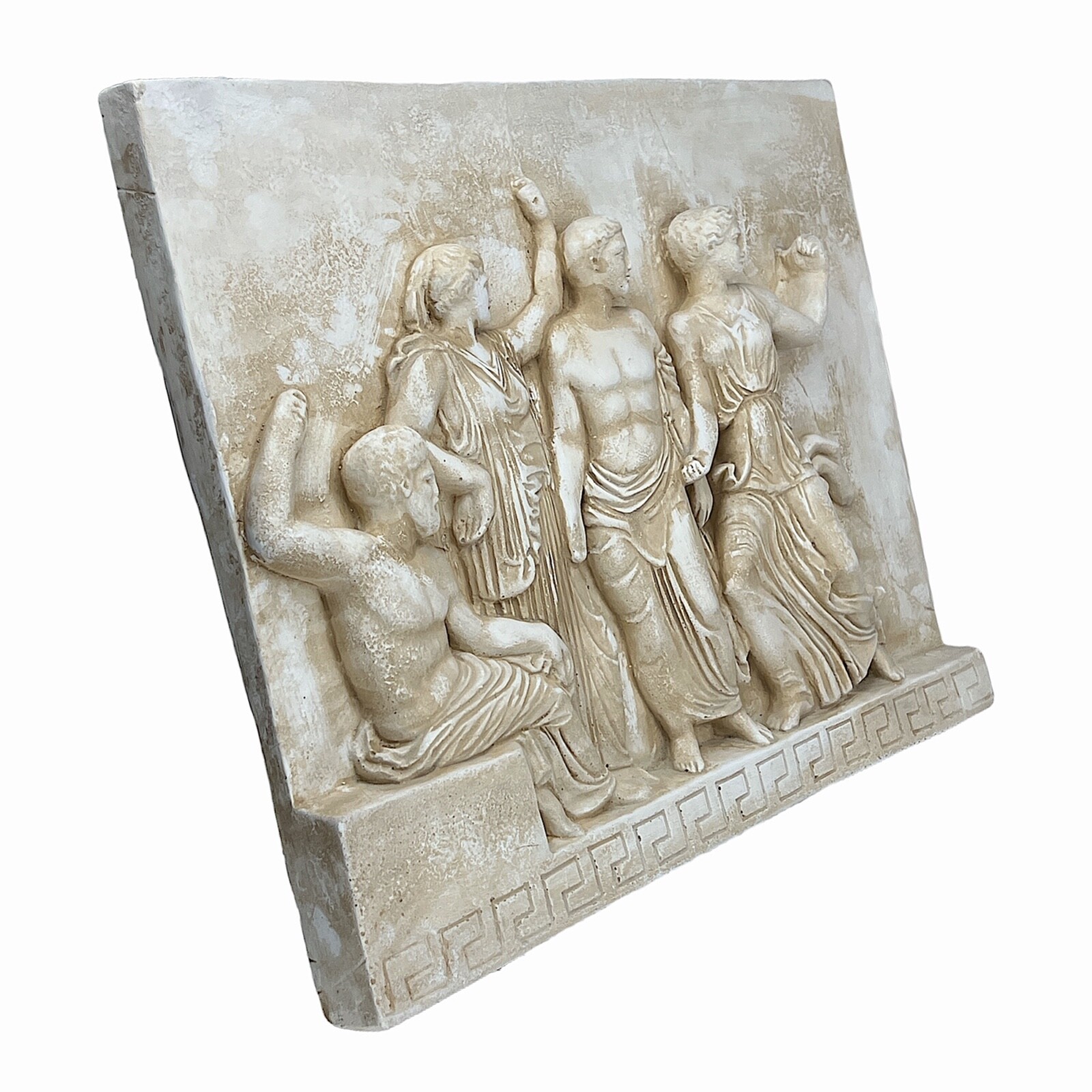 God Zeus with Hera Hermes and Aphrodite on Olympus Relief Wall Decor ...