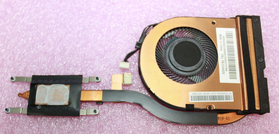 Genuine Lenovo Thinkpad T470 CPU Fan Heatsink 01AX928 | eBay