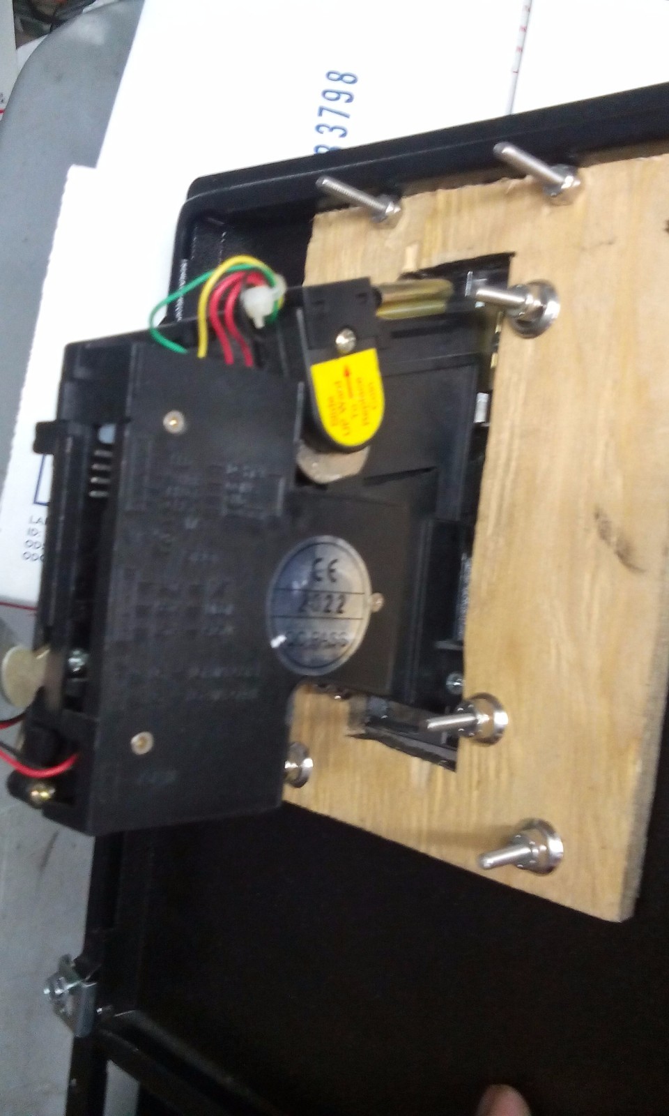 arcade coin door unit with electric coin mech | eBay