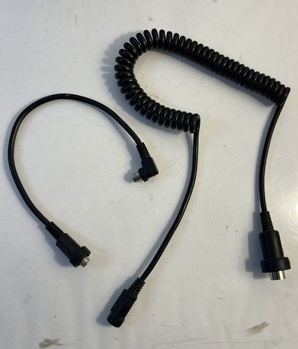 Set Chatter Box Helmet Headset Quick Release Mini Cord and Hook-Up ...