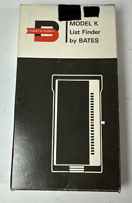 Rolodex & Business Card Files - Bates List Finder