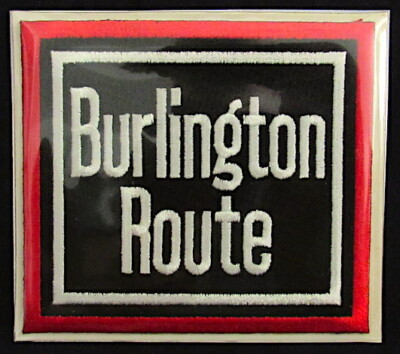 BURLINGTON ROUTE Willabee & Ward GREAT AMERICAN RAILROAD PATCH EMBLEM ...