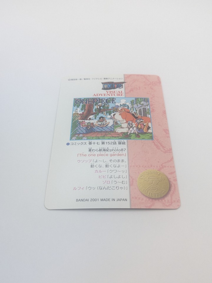 Luffy Chopper Vivi One Piece 142 Visual Adventure Carddass frontispiece ...
