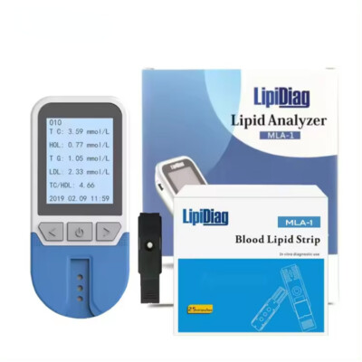 4 in 1 Panel Blood Lipid Meter Lipid Analyzer Total Cholesterol with ...
