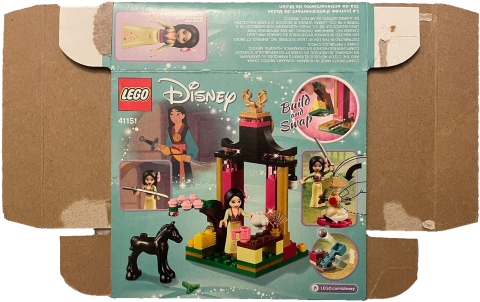 EMPTY BOX ONLY, NO LEGOS! - LEGO DISNEY Mulan's Training Day - 41151 ...