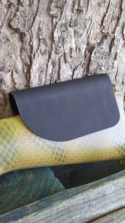Black, Kydex No Drill Cheek Rest for scoped long guns, American made ...