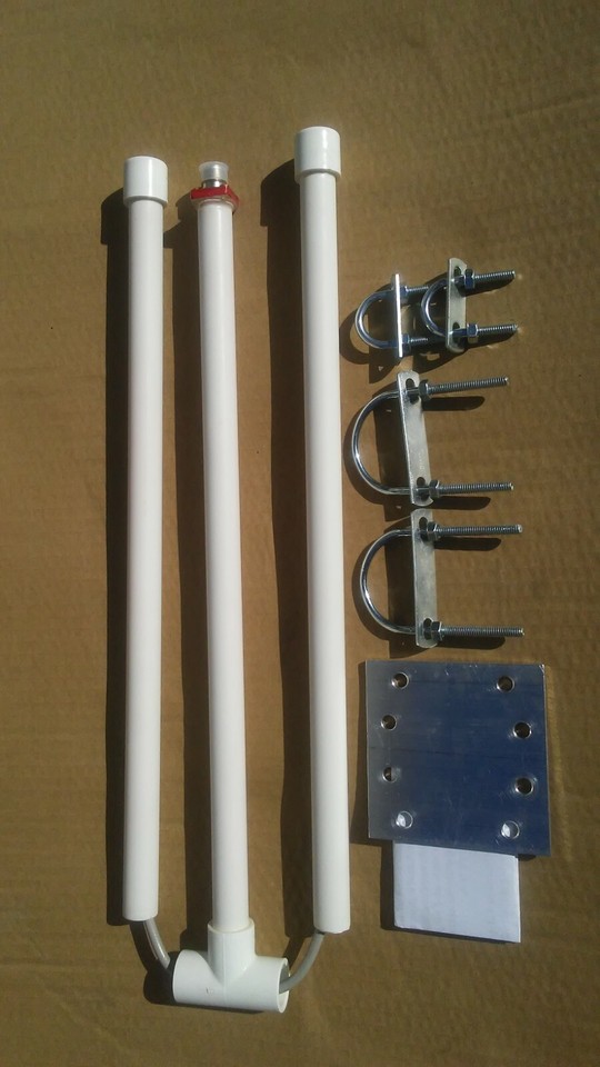 DOUBLE BAZOOKA ANTENNA FOR RECEIVING THE AIR BAND (118 to 138 Mhz) | eBay