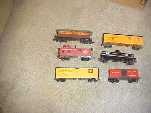 HO Train PFE KOPPERS ATCHISON BURLINGTON SP CABOOSE W&ARR USED1960's | eBay