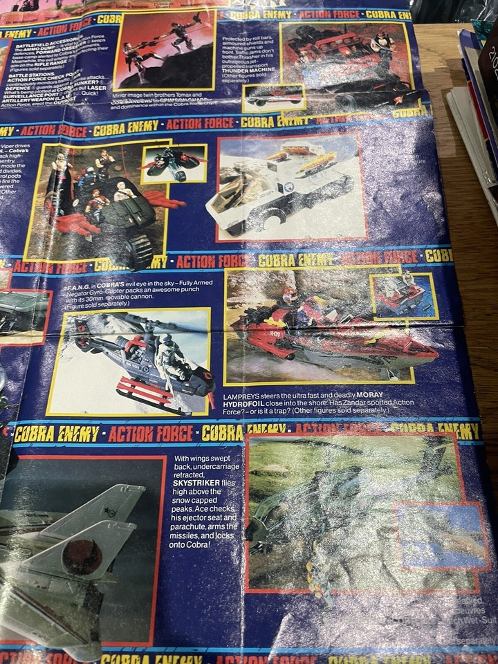 Action Force GI Joe Cobra Enemy Product poster special offer Genuine ...