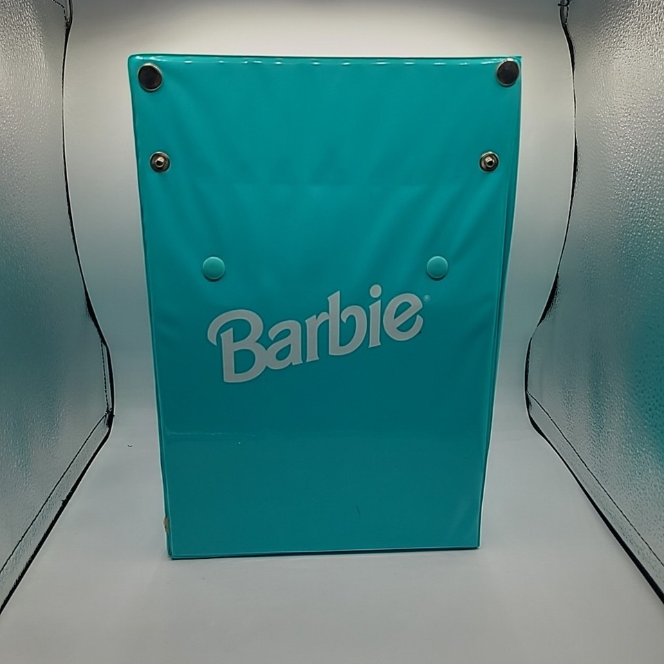 Vintage 90s Barbie Beauty Parlor Hair Salon with Sink Blue Vinyl Play ...