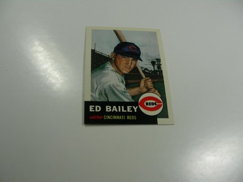 Ed Bailey 1991 Topps Baseball Archives The Ultimate 1953 Series card ...