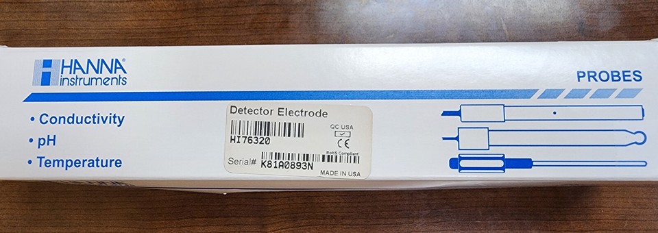 Hannah Instruments HI76320 Dual Platinum Pin Electrode for HI903 | eBay