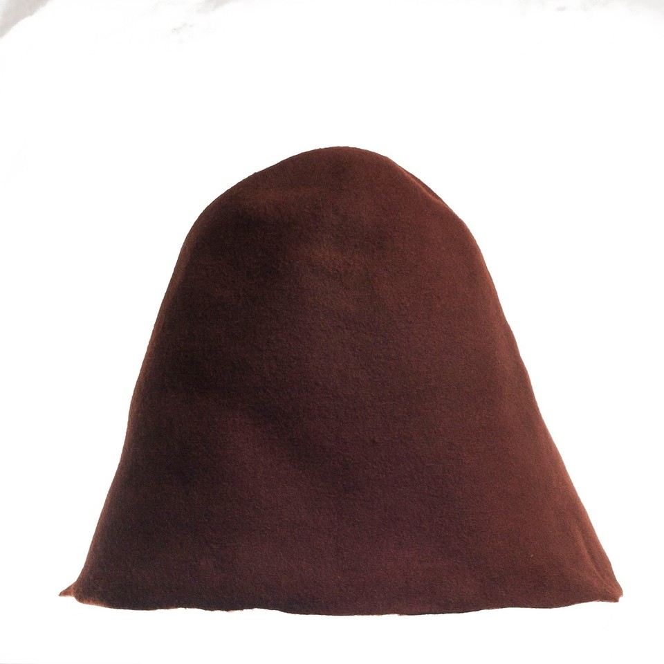 Wool felt cone hood body woolfelt millinery block base hat fascinators ...
