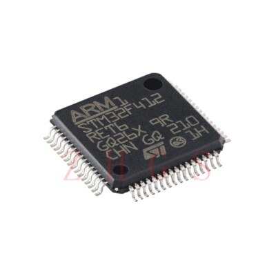 5PCS STM32F412RET6 STM32F412RET STM32F412 ST LQFP-64(10x10) MCU IC ...