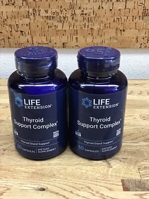 Lot Of 2 Life Extension Thyroid Support Complex Dietary Supplements Exp 12/25 | eBay