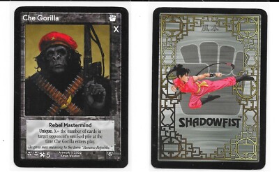 2002 Shadowfist CCG TCG Che Gorilla PROMO Card VERY RARE | eBay