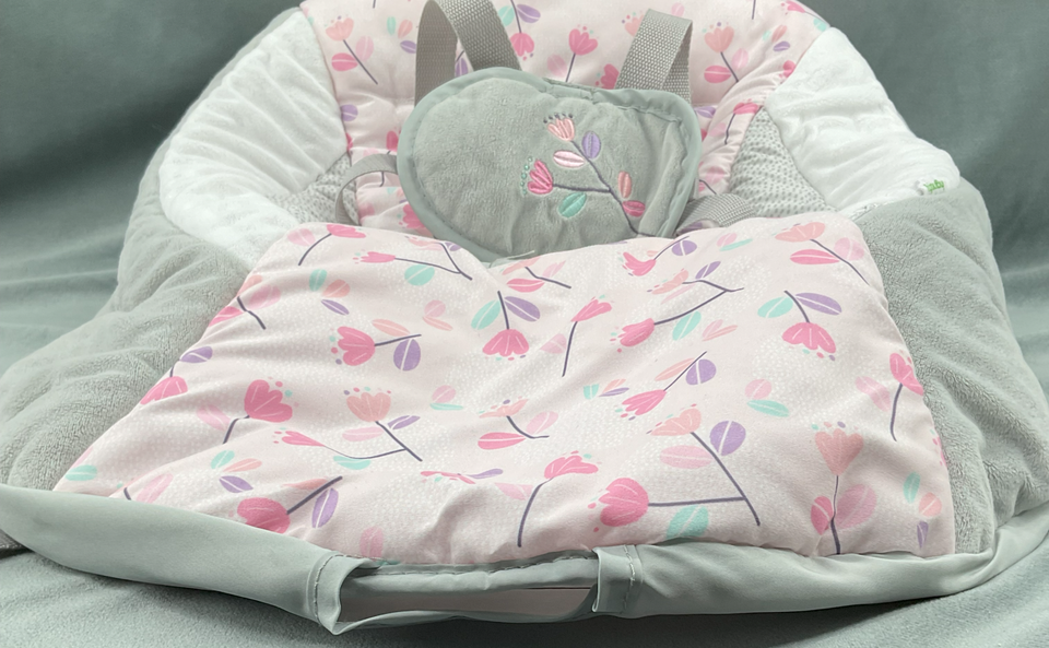 Ingenuity Simple Comfort Pink Cassidy Baby Swing Seat Cover Replacement ...