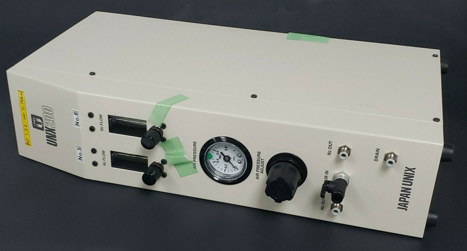 NEW JAPAN UNIX UNX-200 NITROGEN GAS GENERATOR, 1.5L/MIN N2, 0.4~0.7MPa ...