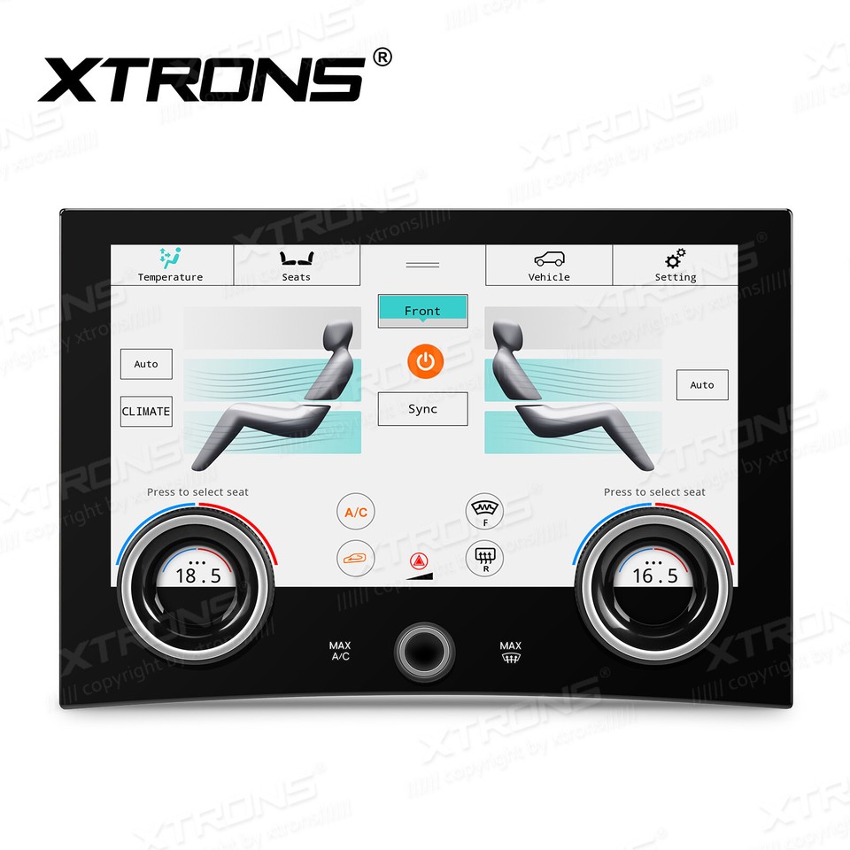 XTRONS 10.1" Air Condition Screen For Range Rover L405 AC Climate ...