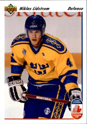 Nicklas Lidstrom 1991-92 Upper Deck Team Canada Rookie Card #26 | eBay