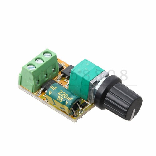 Mini DC Motor PWM Speed Controller 3V-35V Speed Control Switch LED Dimmer 5A | eBay