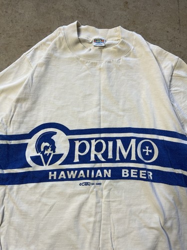 Vintage 1976 Single Stitch Primo Beer Wraparound AOP Crazy Shirts Tee ...