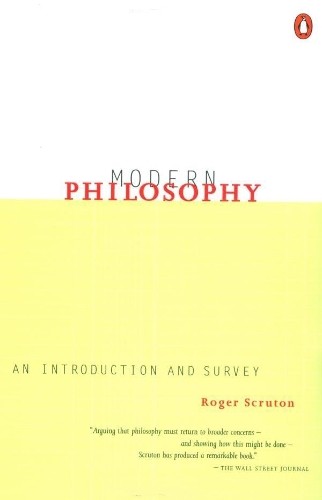 Roger Scruton Modern Philosophy (Tascabile) 9780140249071 | eBay