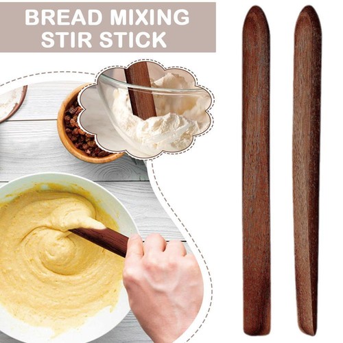 Bread Mixing Stir Stick Bread Making Tool Kitchen Cooking Wooden ...