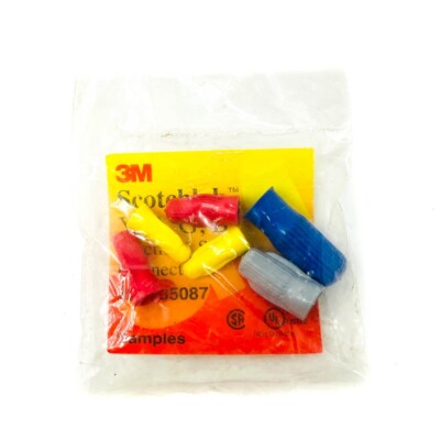 3M Scotchlok 054007-35087 Y, R, G, B Electrical Spring Connectors ...