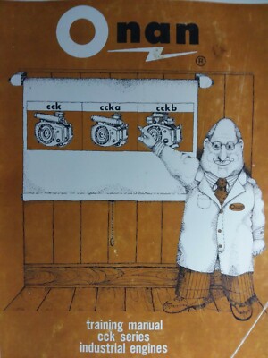 Onan CCK CCKA CCKB Engine Training Service Manual Lawn Garden Tractor ...