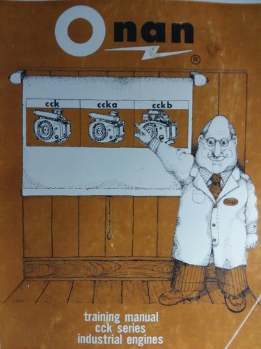 Onan CCK CCKA CCKB Engine Training Service Manual Lawn Garden Tractor ...