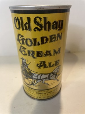 Vintage OLD SHAY Golden Cream Ale Beer Can - Fort Pitt Brewing Co ...