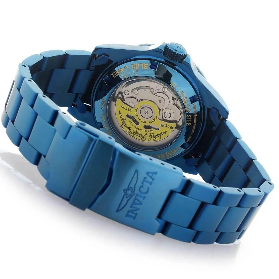 New Invicta Men's BLUE LABEL 40mm Pro Diver Automatic NH35A SS Watch ...