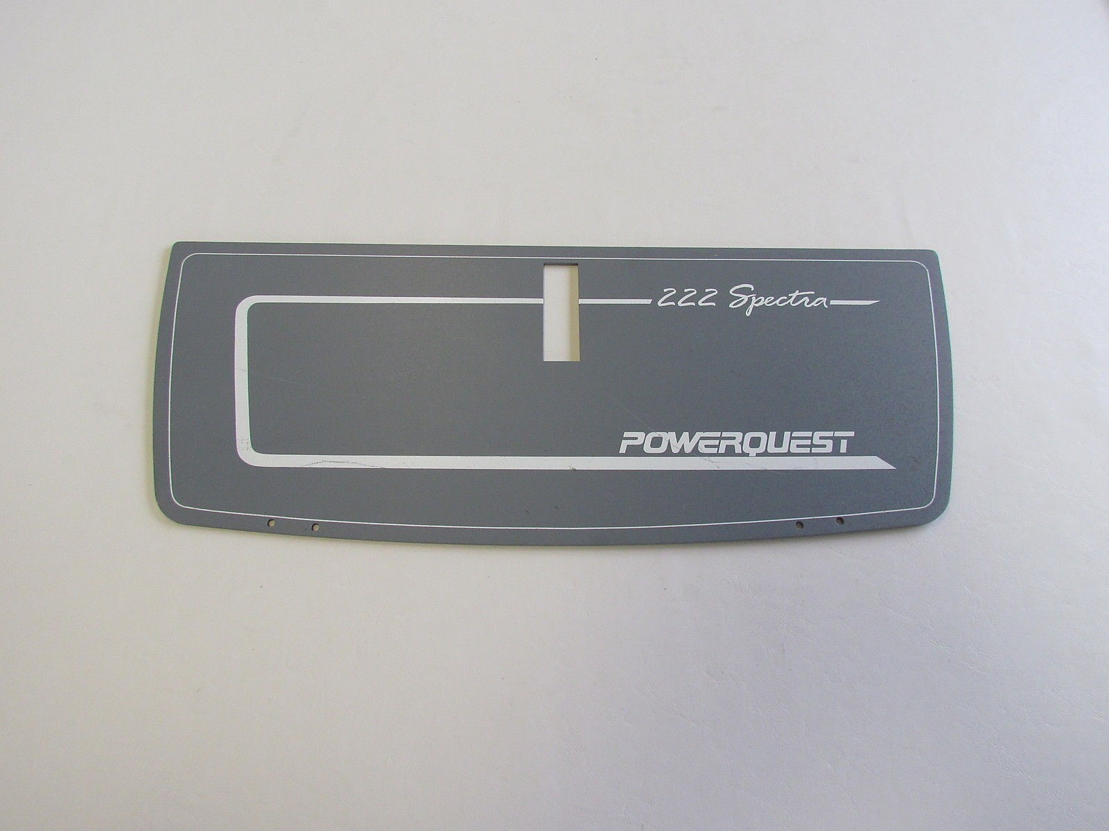 POWERQUEST 222 SPECTRA GREY GLOVE BOX DOOR 20 5/8" X 8 1/4" MARINE BOAT ...