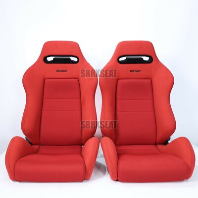 【1 PAIR】AUTHENTIC RECARO SR3 Integra DC2 Red Very Good Condition【US ...